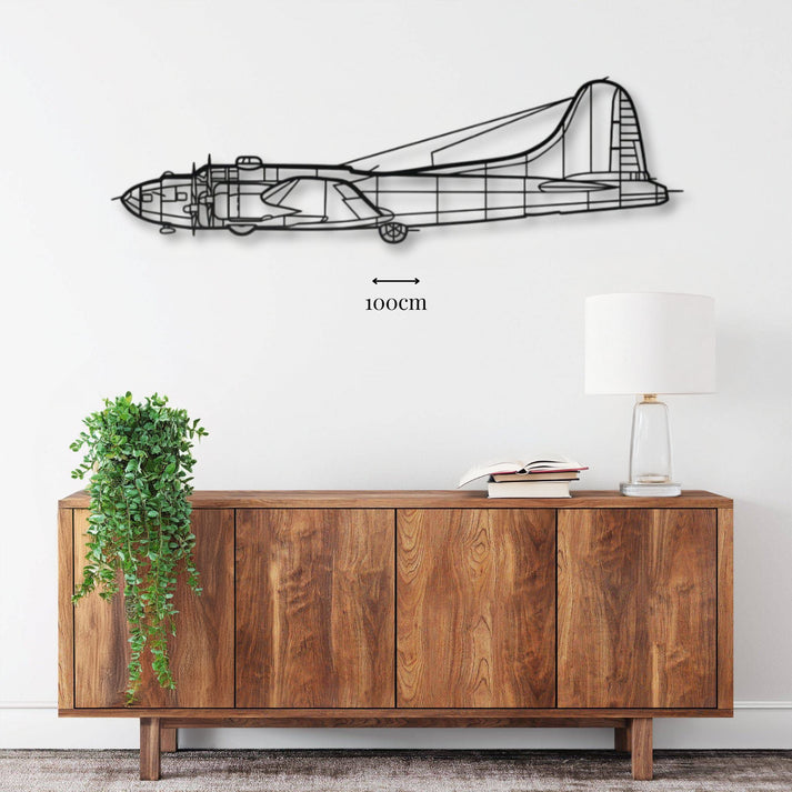 Décoration murale métal Avion (avion bombardier) – PrecisionMetal