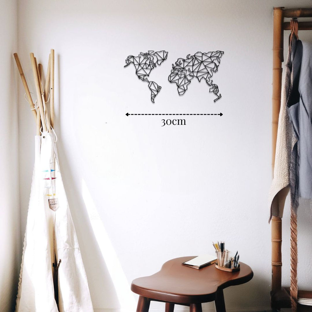 Décoration Murale Monde en Métal | PrecisionMetal